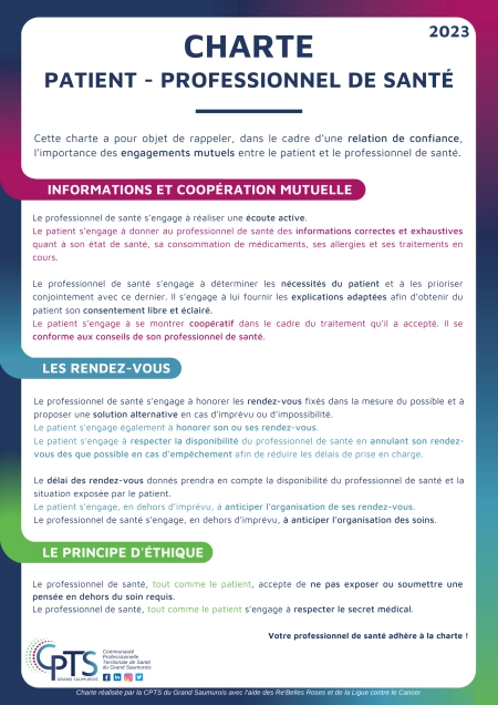 Une charte de respect mutuel pour encadrer les relations entre patients ...